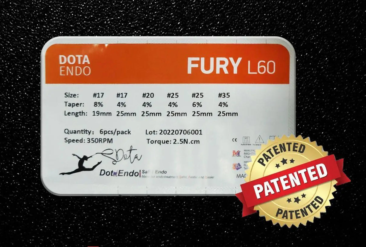 DOTA FURY L60 Assorted endodontic rotary file kit 6 pcs – MedSTA