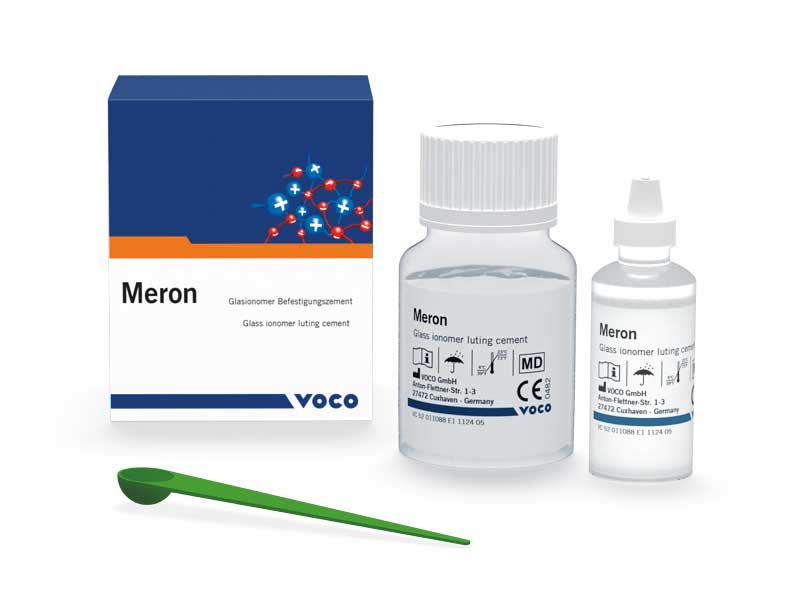 Meron Glass ionomer luting cement powder 35 g / liquid 15 ml – MedSTA